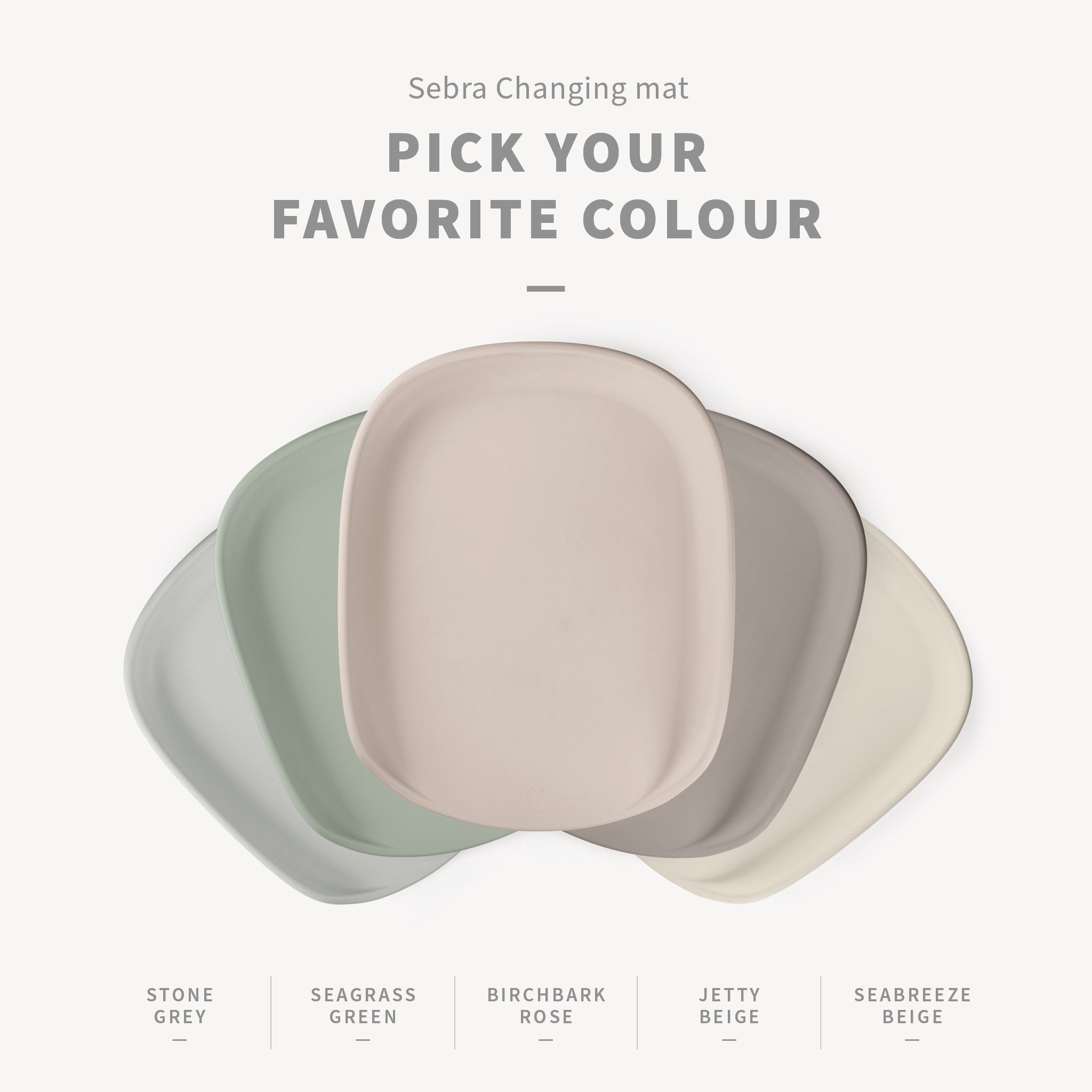 Sebra Changing mat - Sebra Care - Jetty beige – sebra-interior.com